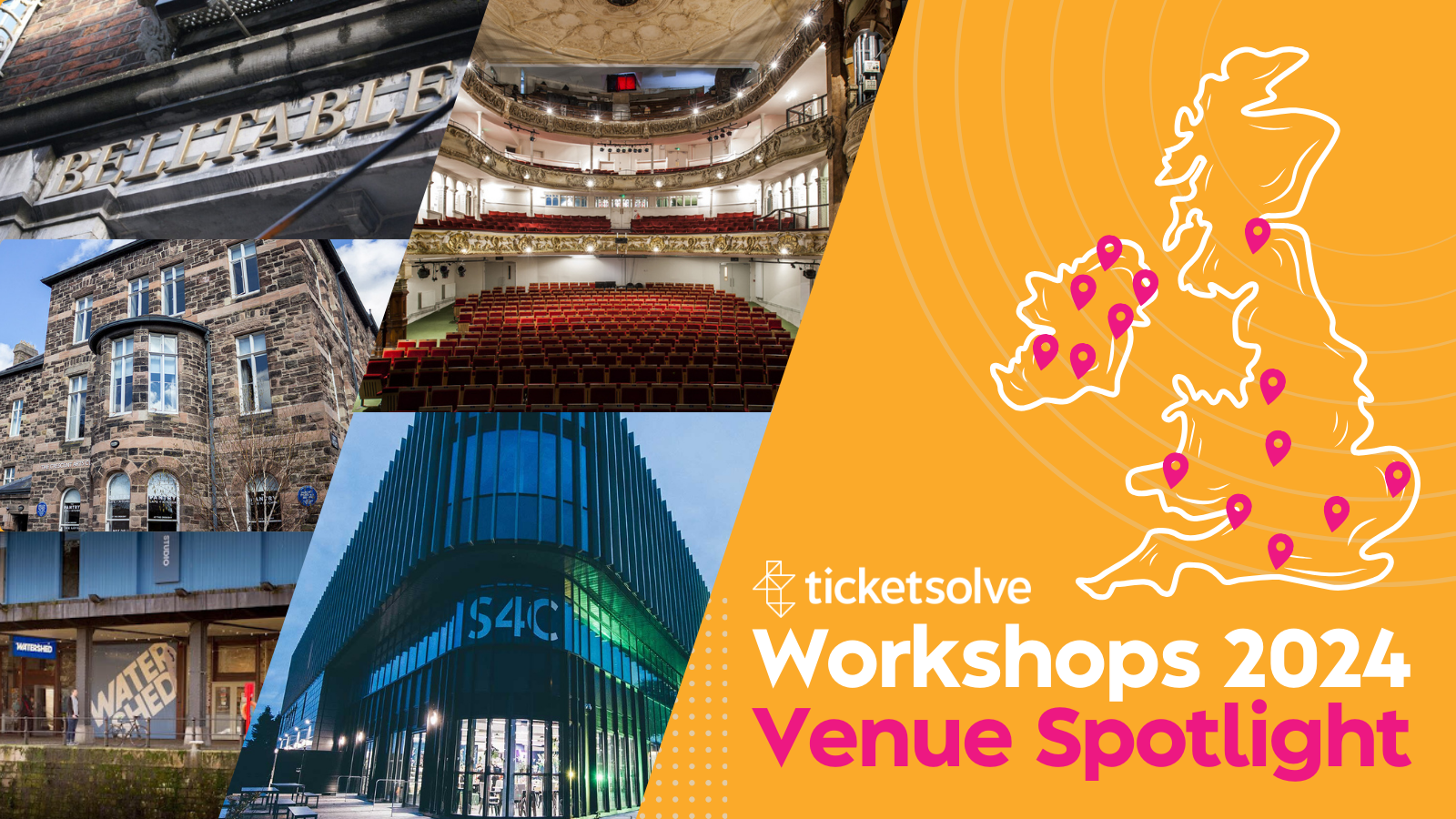 Workshops 2024: Discover our amazing venues